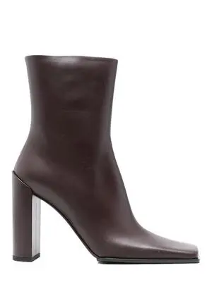 Alaïa ALAIA Ankle Boots With Block Heel Brown