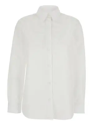 BURBERRY BURBERRY Ellora Shirt With Embroidered Logo