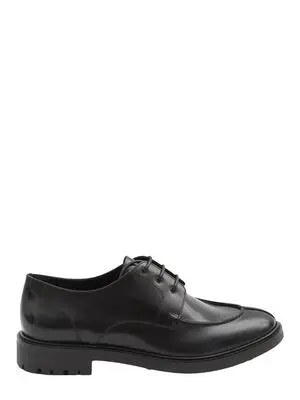 Saint Laurent Calf Leather Lino Derbies - Black