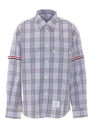 Thom Browne Check Oversize Shirt - Multicolor