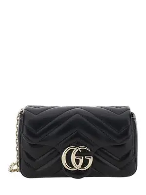 Gucci Ophidia Mini Bag With Gg Plate - Multicolor