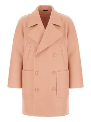 Fendi Double Breasted Coat - Multicolor