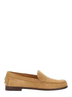 TOD'S TOD'S Leather Loafers With Embossed Logo And Stud Detail Multicolor
