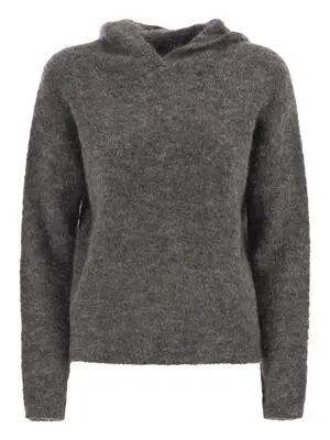 MAX MARA S MAX MARA Mohair Knit Jumper With Hood