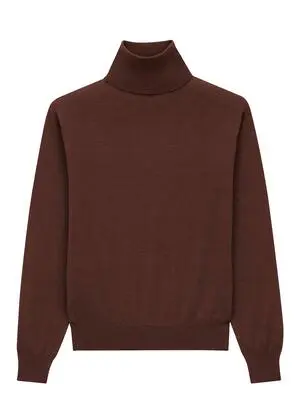 SAINT LAURENT SAINT LAURENT Cashmere, Wool, And Silk Turtleneck Pullover