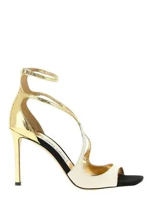 JIMMY CHOO Jimmy Choo Azia Patent Leather Stiletto Sandals Multicolor