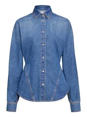 ALAÏA ALAIA Round Denim Shirt