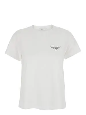 Givenchy T-shirt With Logo Detail - White