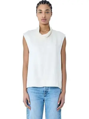 TOTEME Highneck Top - Cream