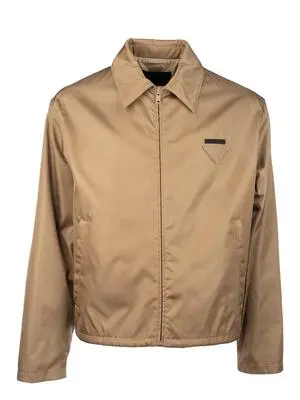 Prada Zip Up Collared Jacket - Multicolor