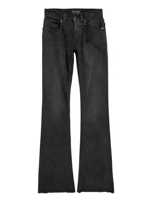 Balenciaga Slim Fit Bootcut Jeans - Black