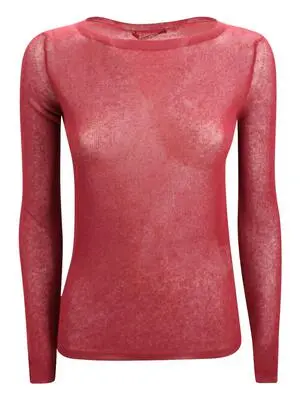 Max Mara Long Sleeve Top - Brown
