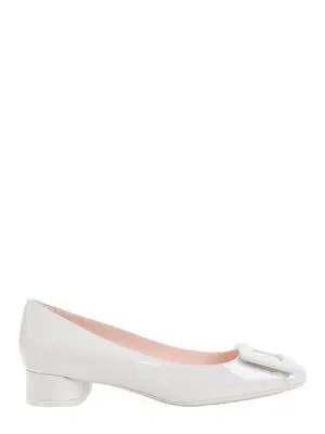 ROGER VIVIER Square Buckle Leather Pumps - Multicolor