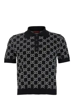 Gucci Gg Canvas Polo Shirt - Multicolor