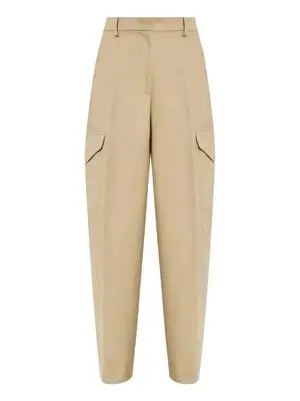 Givenchy GIVENCHY Cotton And Wool Cocoon Trousers Multicolor
