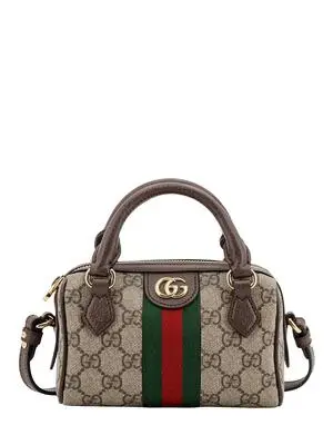Gucci Ophidia Mini Gg Supreme Fabric Crossbody Bag - Multicolor