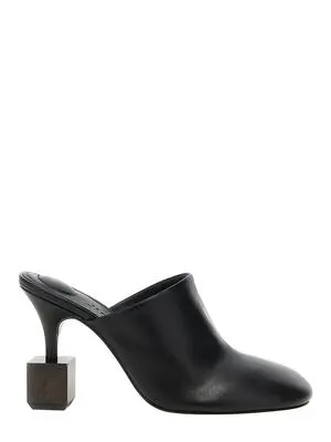Jacquemus Les Mules Bisou Sculptural Heel Mules - Black