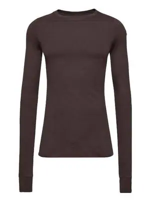 Moncler Long Sleeve Crewneck T-shirt - Brown
