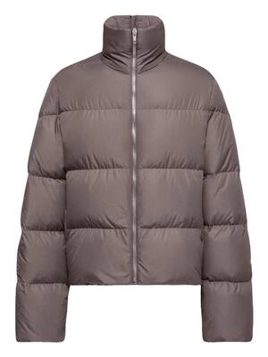 Moncler MONCLER X RICK OWENS Quilted High Neck Padded Jacket Brown