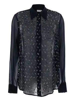 Dries Van Noten Embellished Viscose Shirt - Multicolor
