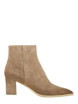 SANTONI Santoni Mid-Heel Suede Ankle Boots