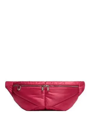 Moncler Quilted Belt Bag - Red