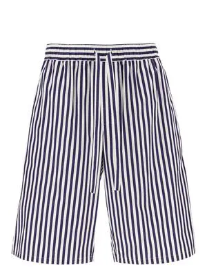 Dolce & Gabbana Striped Drawstring Shorts - Multicolor