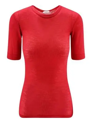 Versace VERSACE Ribbed Cotton T-Shirt Multicolor