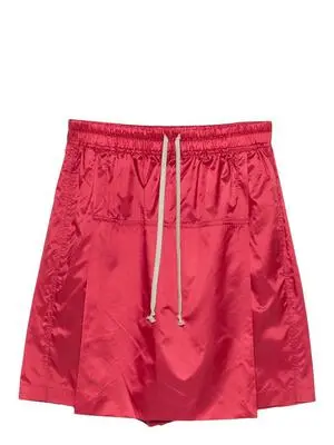 Moncler Scarlet Drop-crotch Shorts - Red