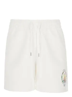 Casablanca Relaxed Fit Drawstring Shorts - Multicolor