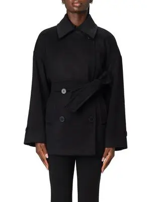 Max Mara Wool Blend Coat - Black