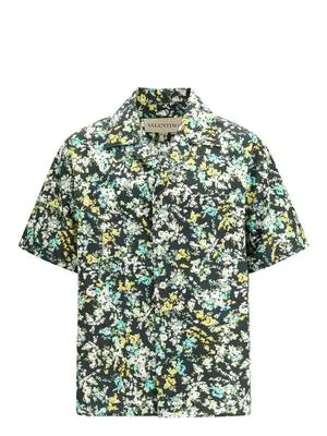 Valentino Garavani Shirt With An All-over Papier Floral - Multicolor