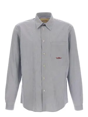 Valentino Garavani Striped Shirt - Blue