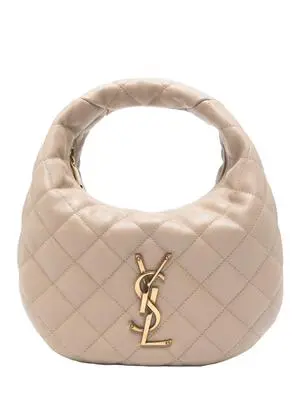 Saint Laurent SAINT LAURENT Quilted Leather Hobo Bag Multicolor