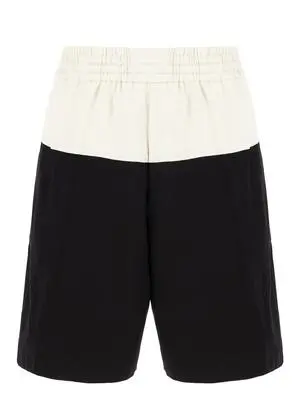 Dries Van Noten Color-blocked Relaxed Fit Shorts - Multicolor