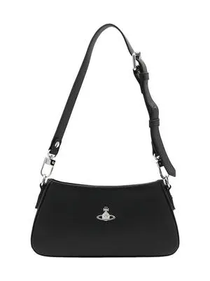 VIVIENNE WESTWOOD Mini Bag With Orb Appliqu - Black