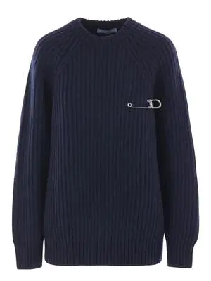 Prada Round Neck Cashmere Sweater - Multicolor