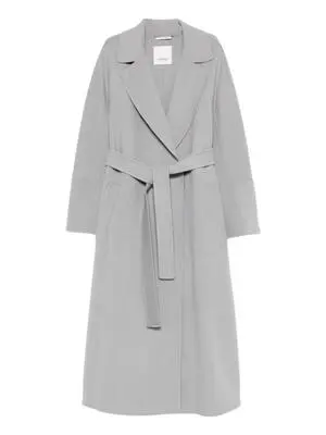 Max Mara S MAX MARA Wool Long Coat Multicolor