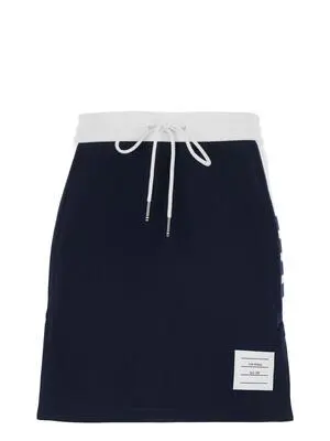 Thom Browne Classic 4 Bar Dress With Elasticated Waist - Multicolor