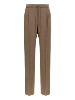 Max Mara MAX MARA Gatti Cashmere Trousers Gray