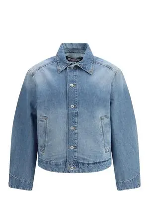 Jacquemus Denim Trucker Jacket - Blue