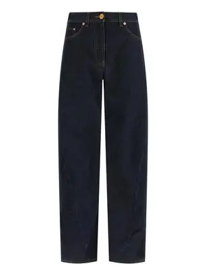 Versace VERSACE Soft Wash High Waist Jeans Blue
