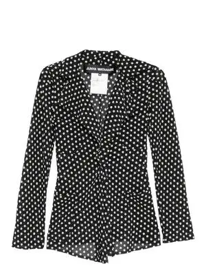 Junya Watanabe Polka-dot Ruffled Jacket - Multicolor