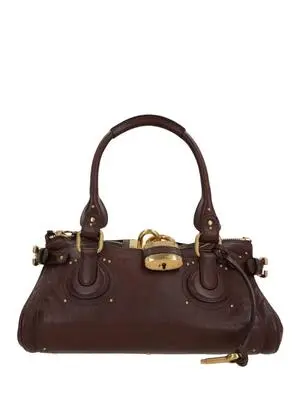 Chloé Paddington Leather Shoulder Bag - Multicolor