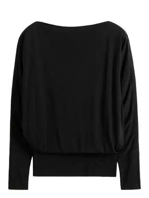 TOTEME Boat Neck Long Sleeve Sweater - Multicolor