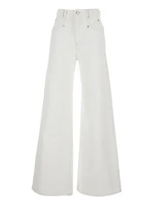 Isabel Marant Étoile Lemony' Wide Leg Jeans - Multicolor