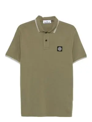 Stone Island Polo Shirts - Green