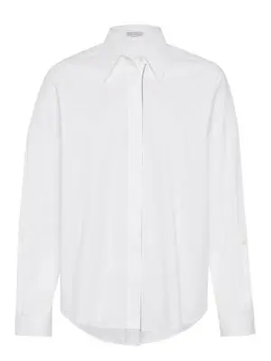 BRUNELLO CUCINELLI BRUNELLO CUCINELLI Embellished Cotton Shirt