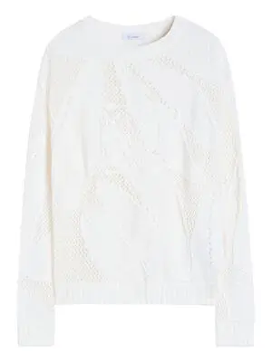 Max Mara MAX MARA Cotton Crewneck Sweater Multicolor