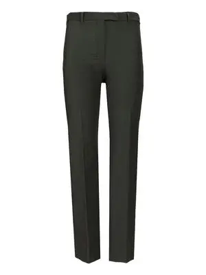 Max Mara Cotton Wide-leg Trousers - Green
